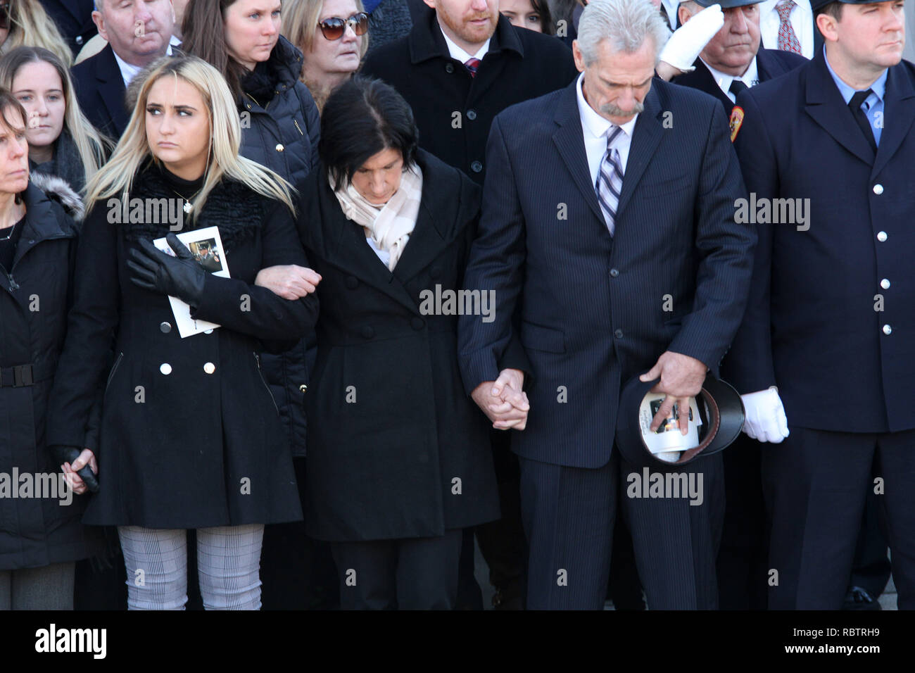 New York, New York, USA. 11th Jan, 2019. Funeral for New York City ...