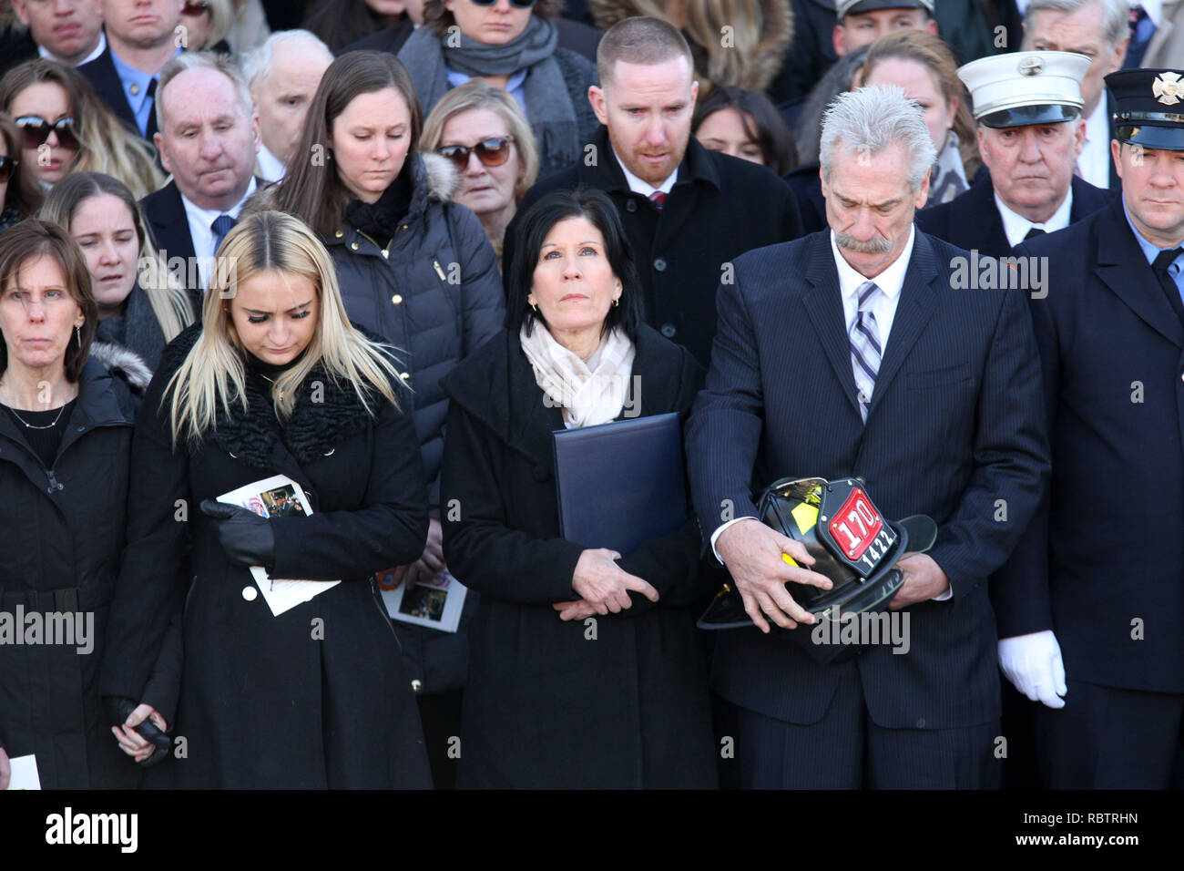 New York, New York, USA. 11th Jan, 2019. Funeral for New York City ...