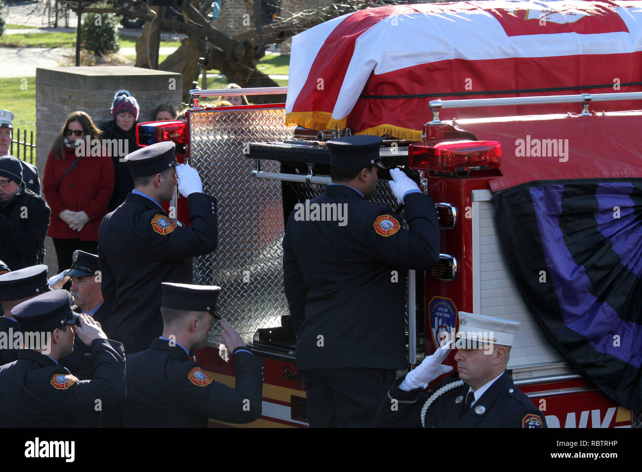 New York, New York, USA. 11th Jan, 2019. Funeral for New York City ...