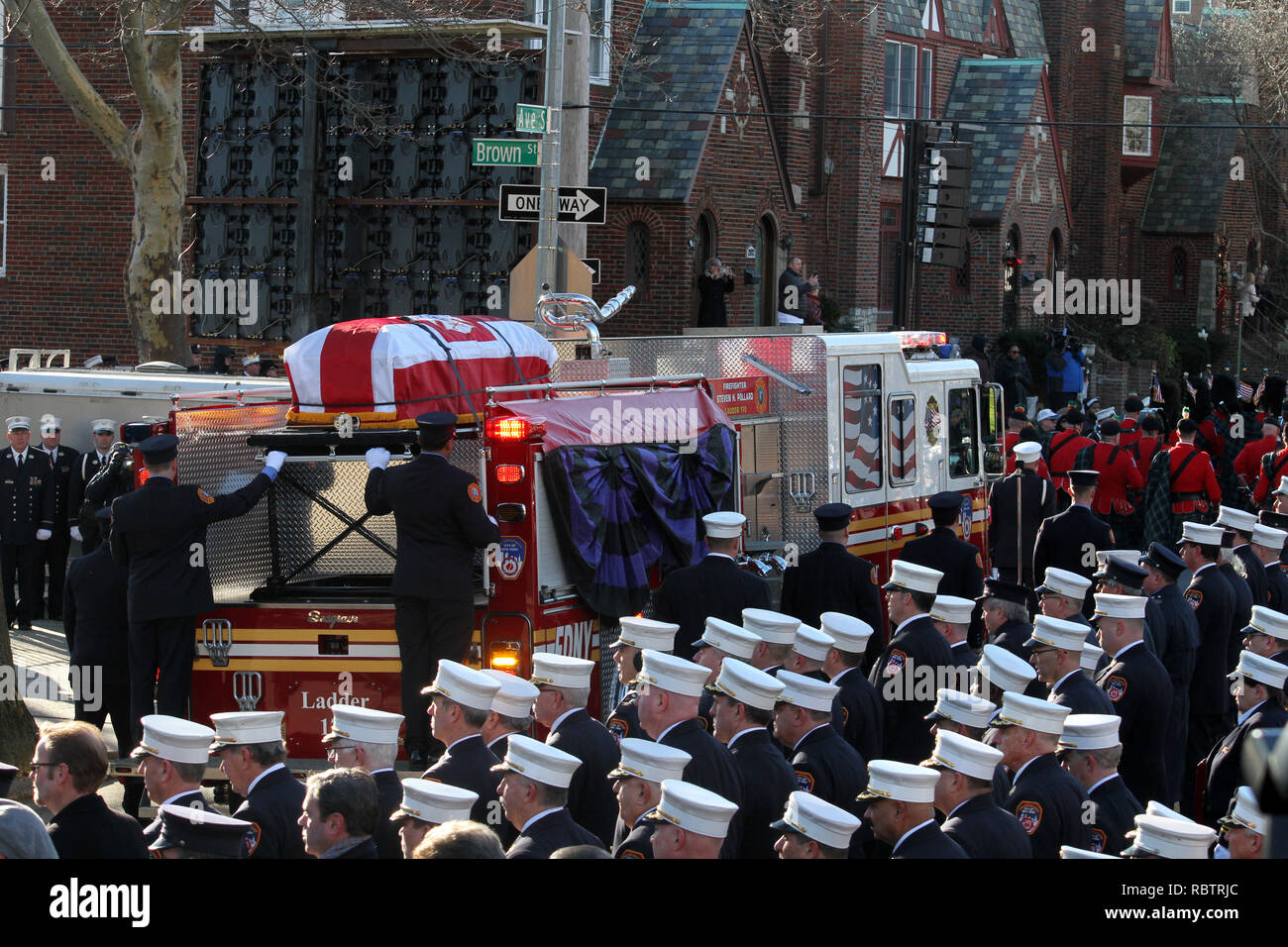 New York, New York, USA. 11th Jan, 2019. Funeral for New York City ...