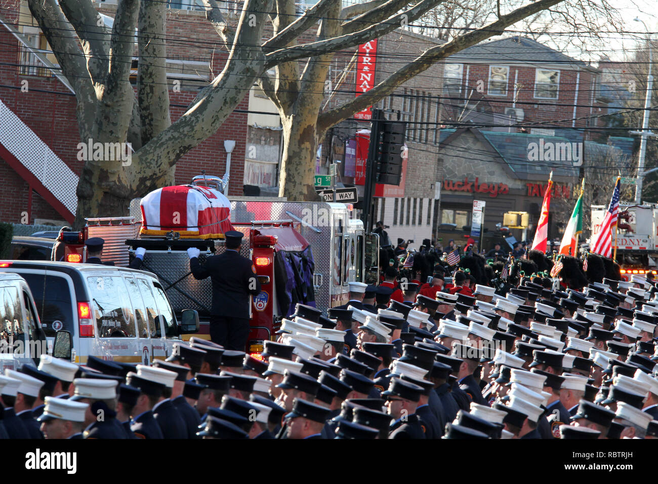 New York, New York, USA. 11th Jan, 2019. Funeral for New York City ...