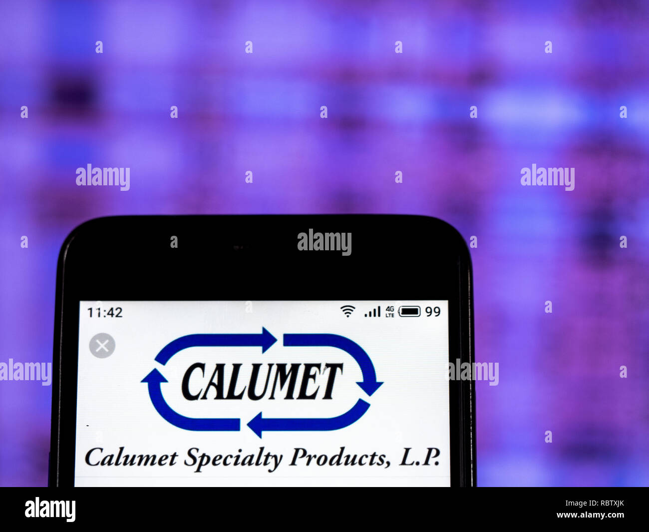 January 11, 2019 - Kiev, Ukraine - Calumet Specialty Products Partners ...
