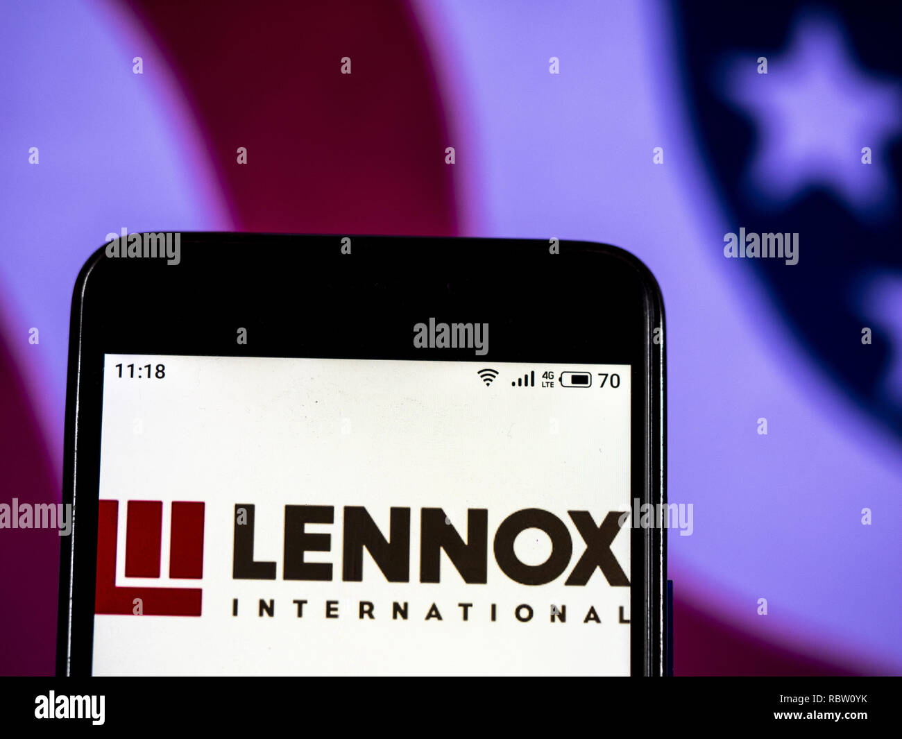 Lennox international logo hi-res stock photography and images - Alamy