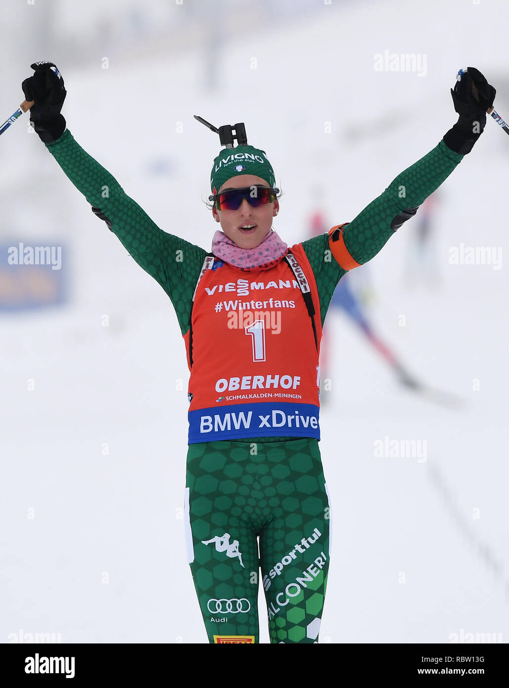 Oberhof, Germany. 12th Jan, 2019. Biathlon, World Cup, pursuit 10 km ...
