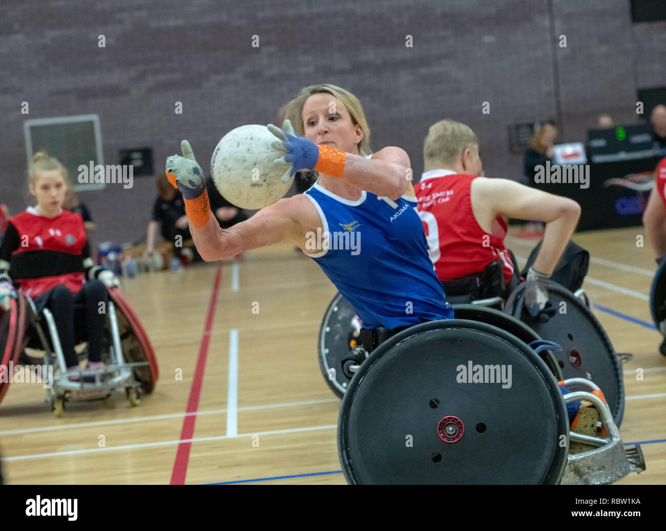 Mixed wheelchair rugby players hi-res stock photography and images - Alamy