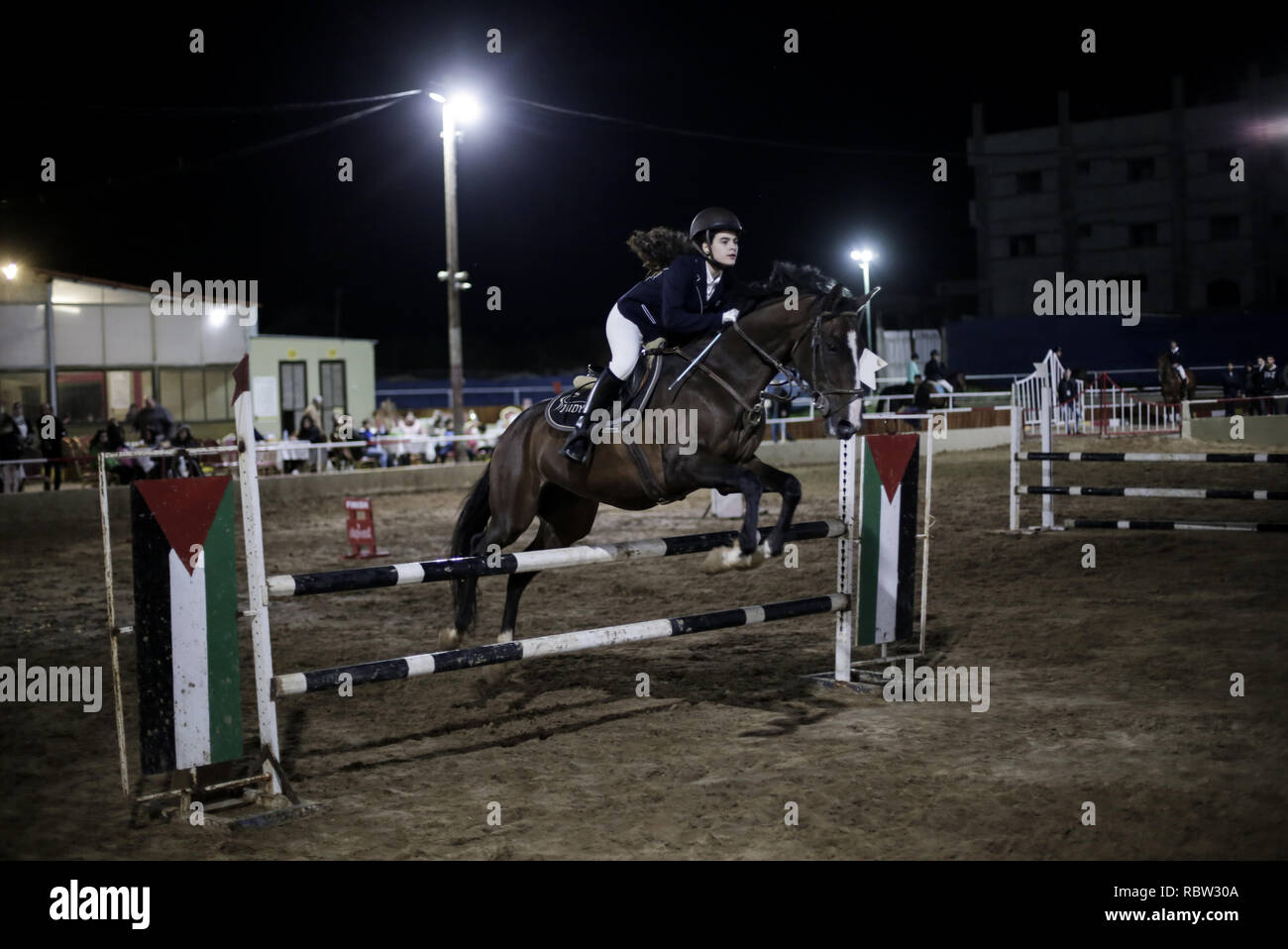 Gaza City, The Gaza Strip, Palestine. 11th Jan, 2019. A Palestinian ...