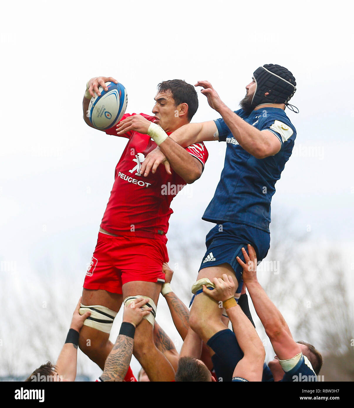 RDS Arena, Dublin, Ireland. 12th Jan, 2019. European Rugby Champions ...