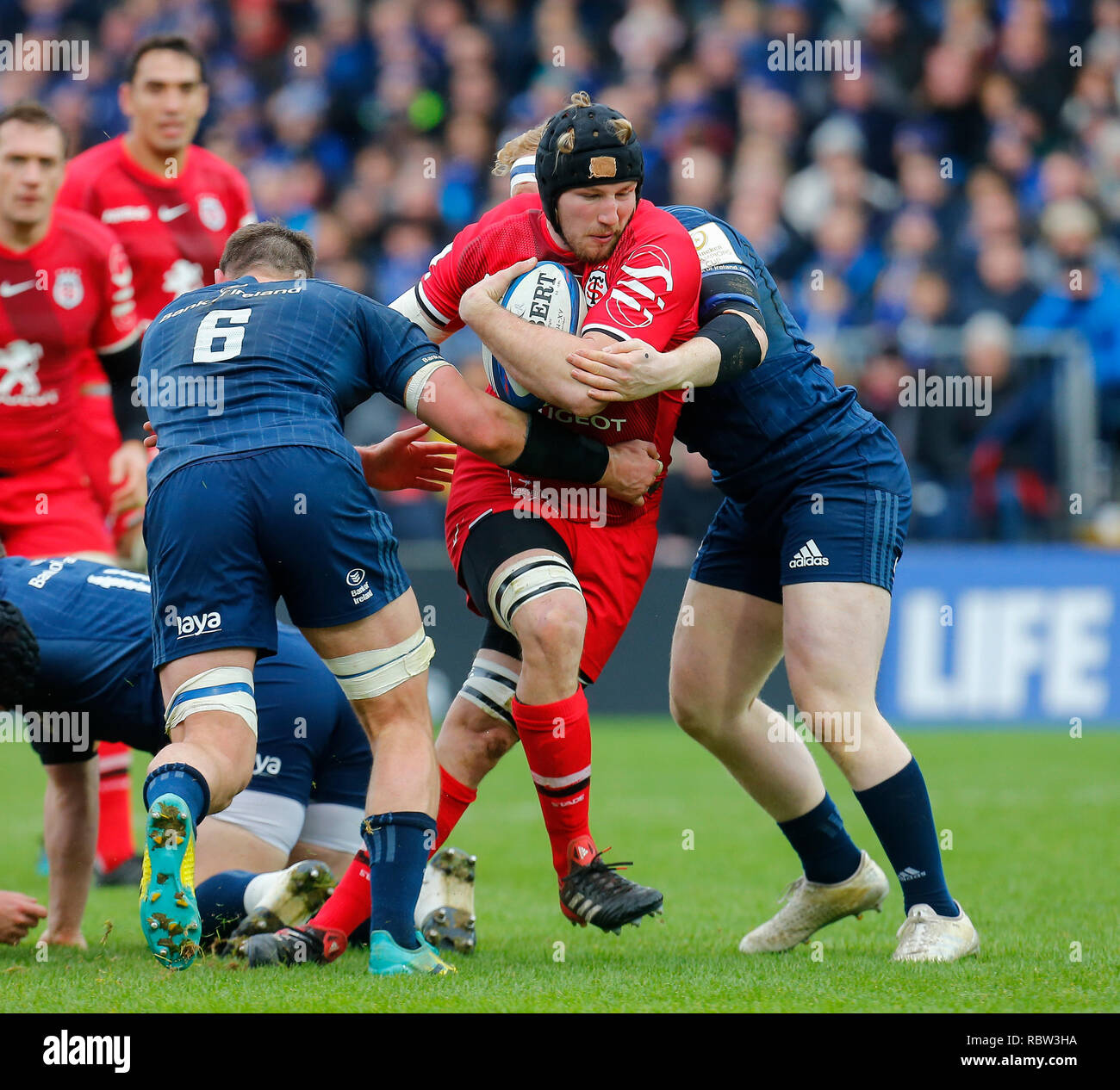 RDS Arena, Dublin, Ireland. 12th Jan, 2019. European Rugby Champions ...