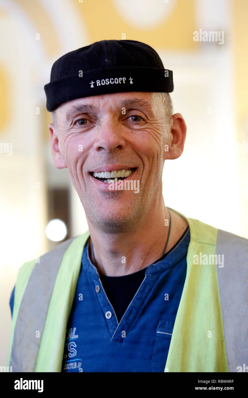 Rome, Italy. 12th Jan, 2019. Yvan Yonnet, representative of French ...