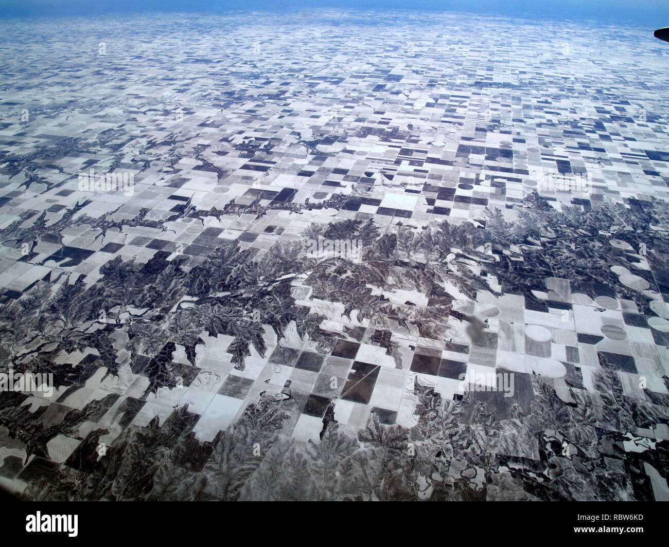 Snowy fields aerial hi-res stock photography and images - Alamy