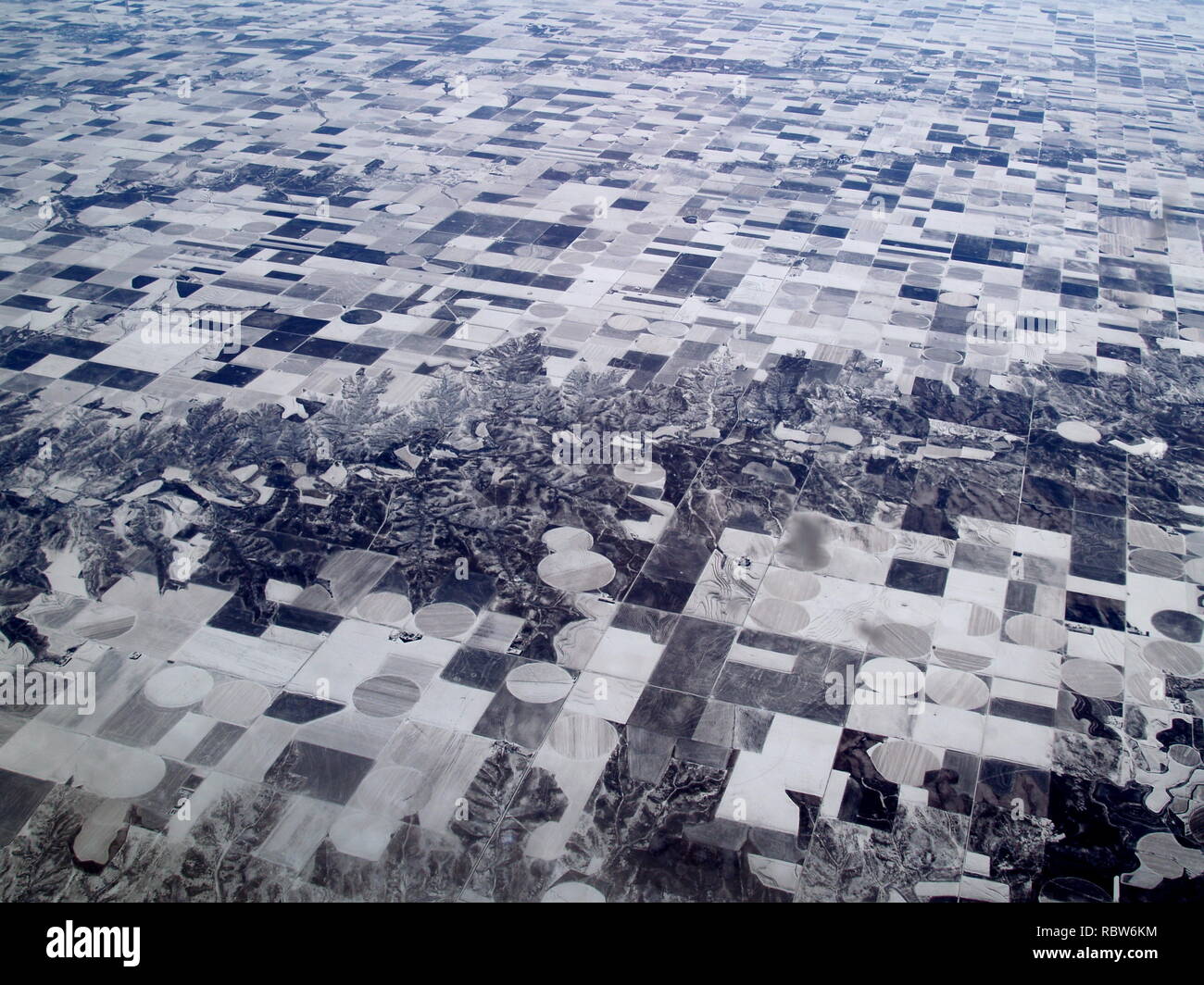 Snowy fields aerial hi-res stock photography and images - Alamy