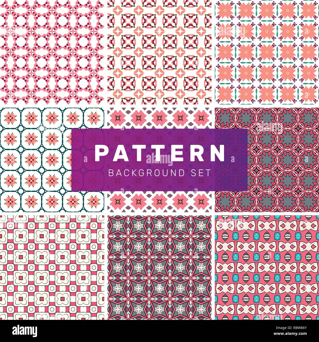 Set of geometric abstract patterns Stock Vector Image & Art - Alamy