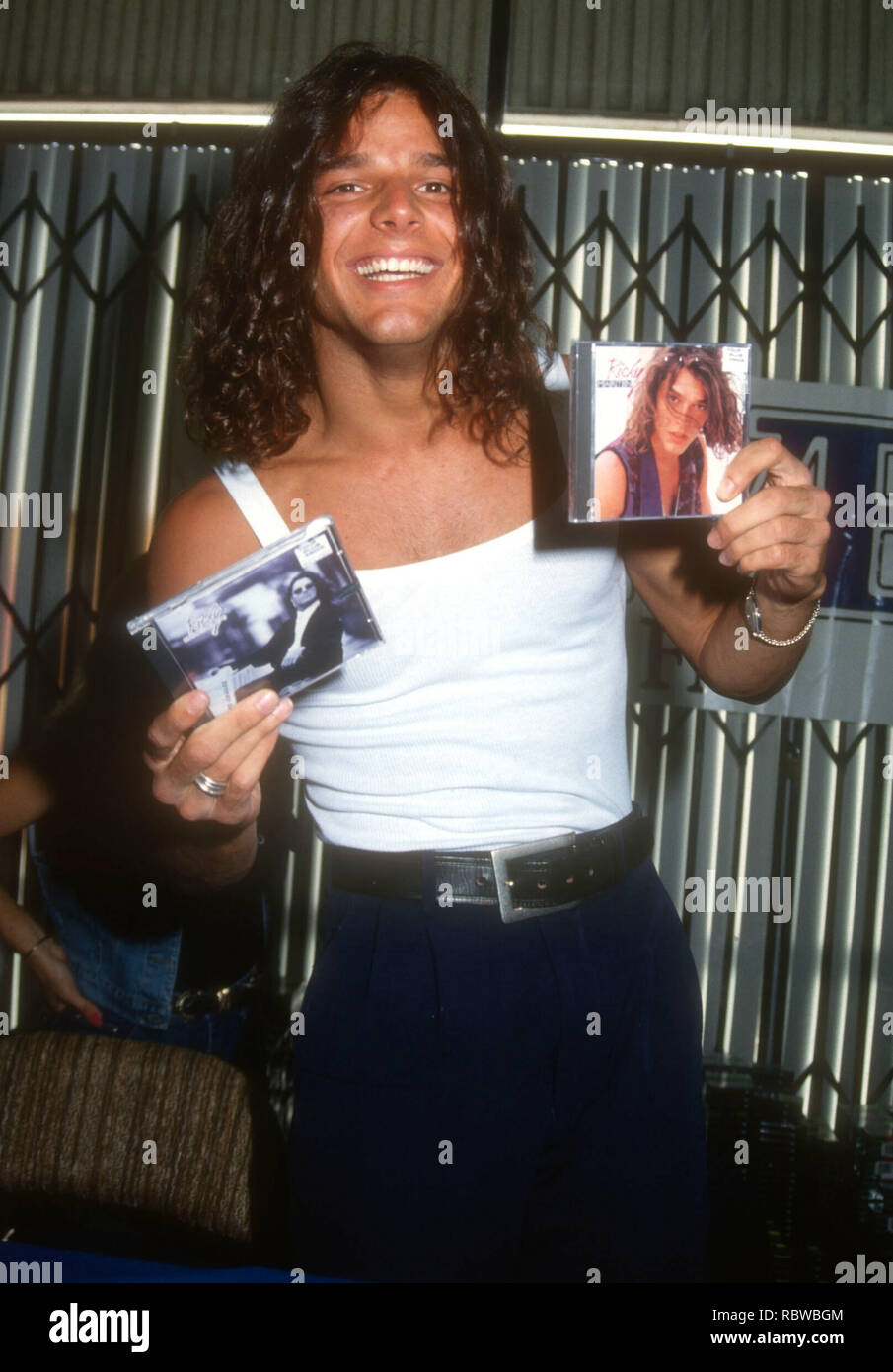 LOS ANGELES, CA - AUGUST 17: Singer Ricky Martin attends in store ...