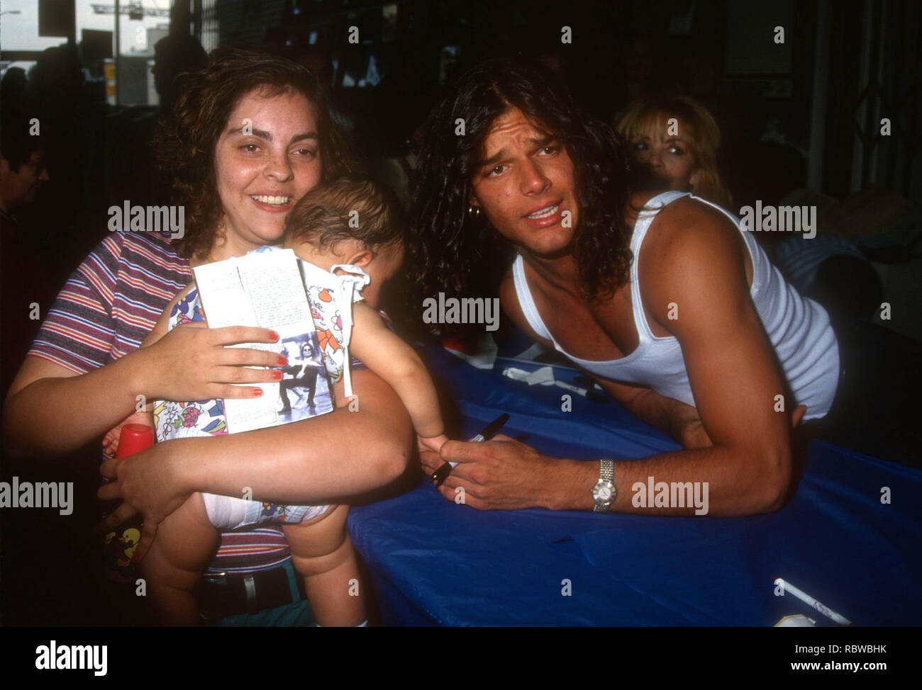 LOS ANGELES, CA - AUGUST 17: Singer Ricky Martin attends in store ...