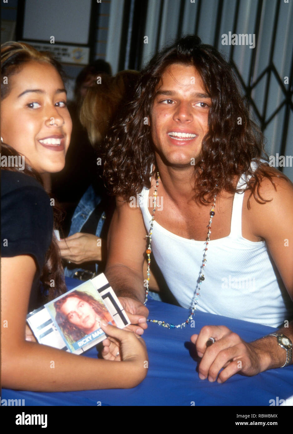 LOS ANGELES, CA - AUGUST 17: Singer Ricky Martin attends in store ...