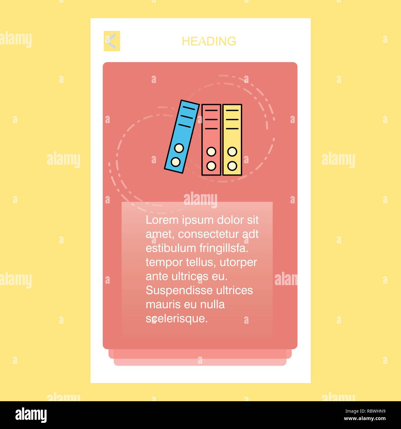 Vertical files Stock Vector Images - Alamy