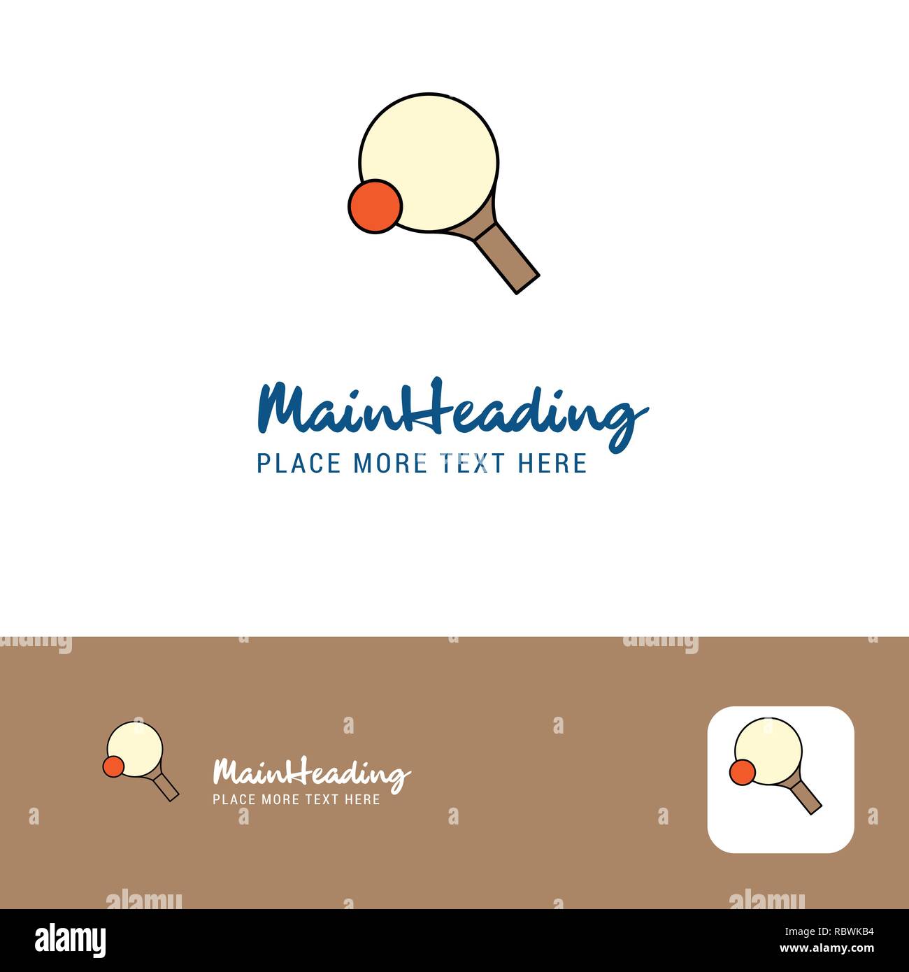 Table Tennis Logo Design