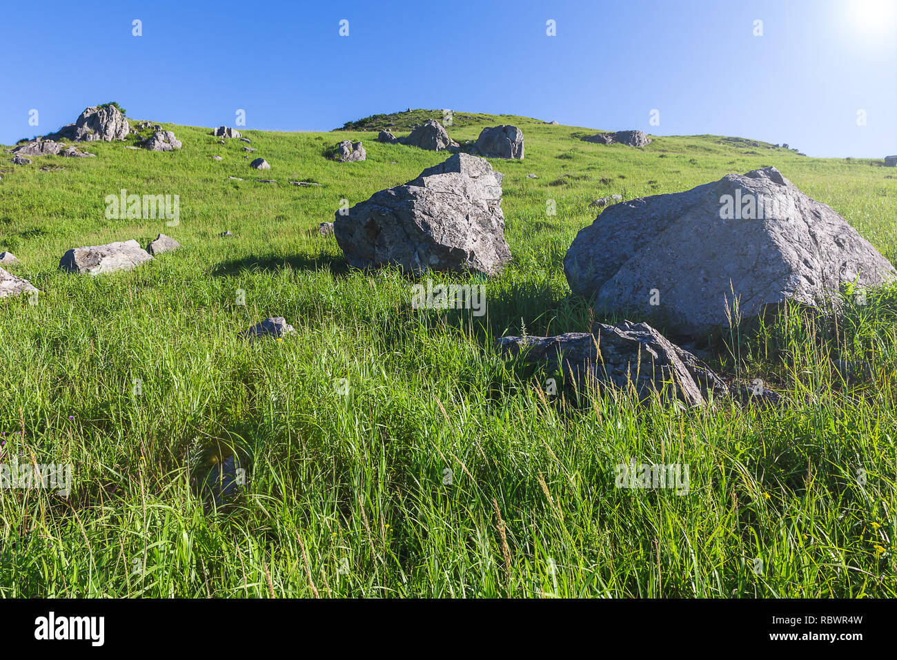 Big stone slope hi-res stock photography and images - Alamy