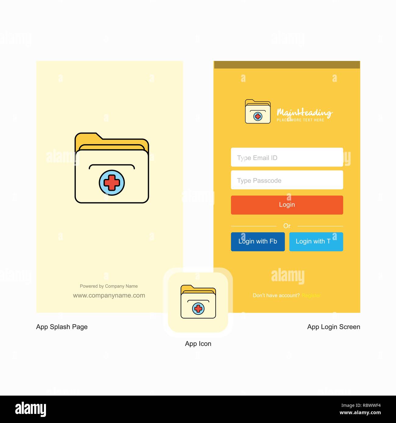 Doctor logo vector free Cut Out Stock Images & Pictures - Alamy