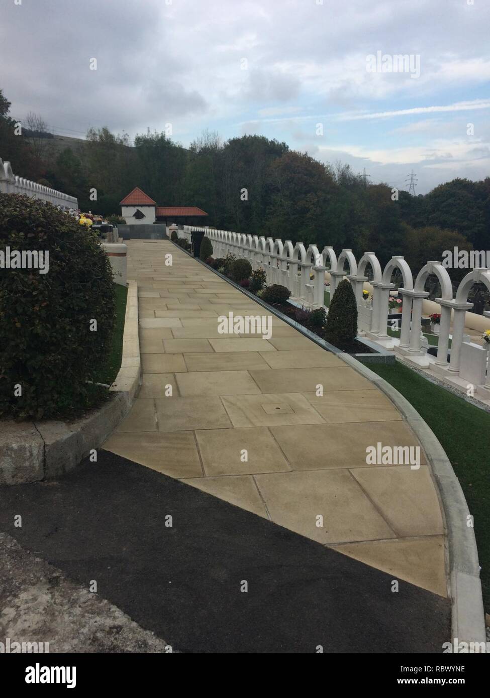 Aberfan Memorial Garden and Cemetery, Aberfan Stock Photo - Alamy