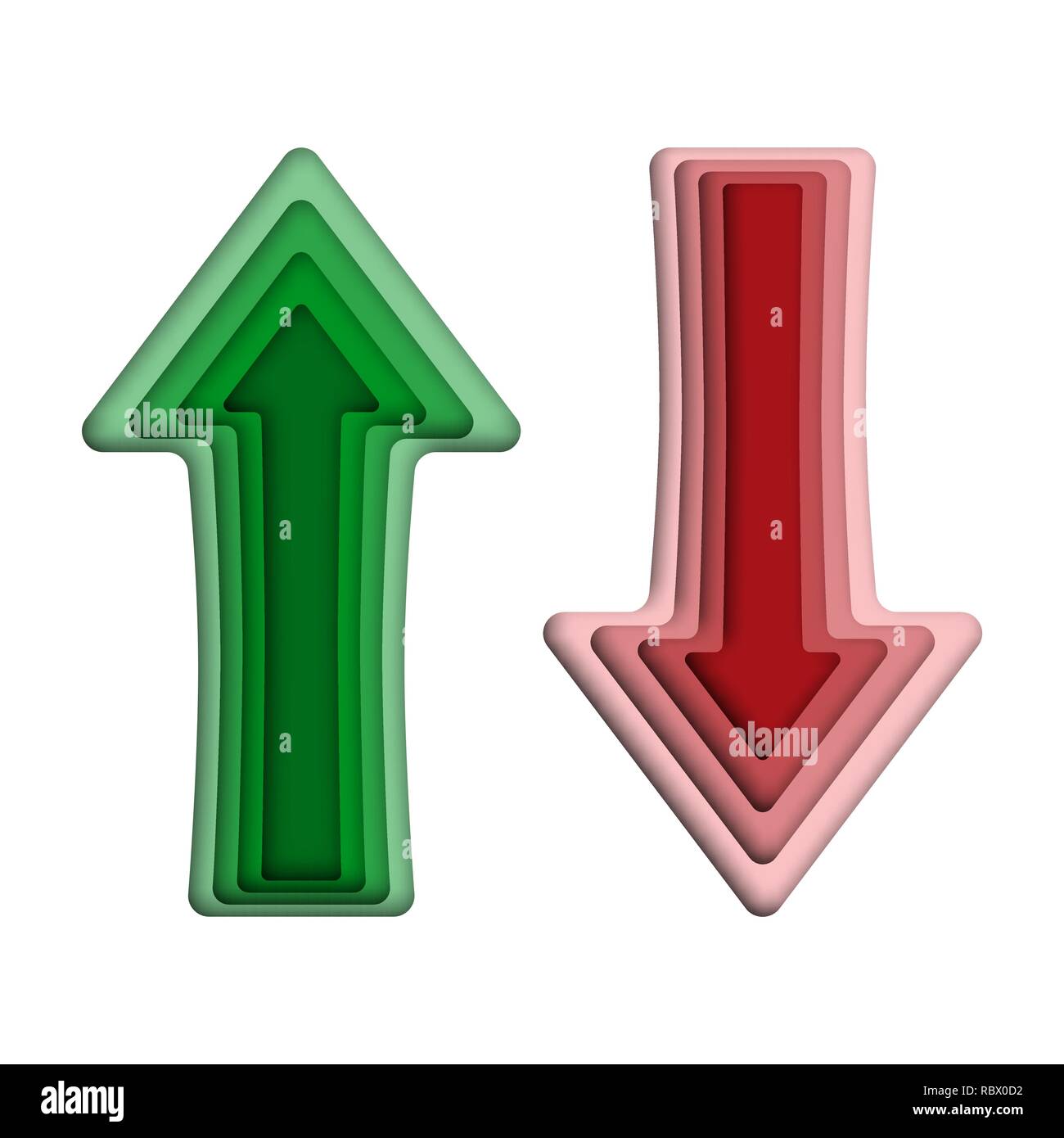 Down cut Stock Vector Images - Alamy