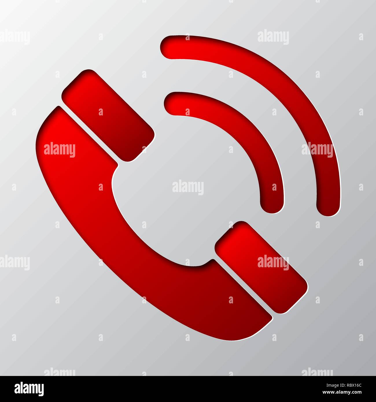 Phone icon vector vectors hi-res stock photography and images - Alamy
