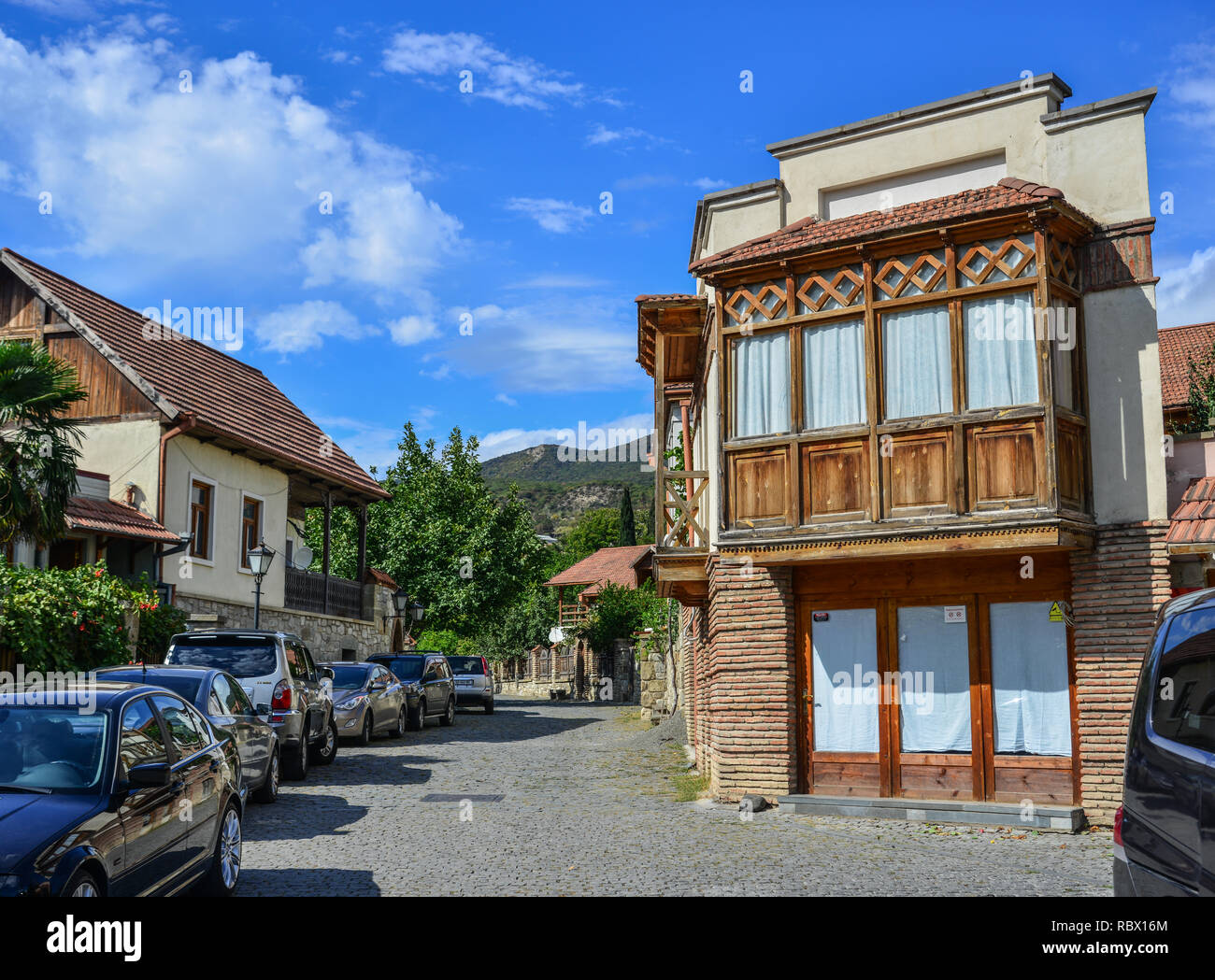 Mtskheta, Georgia - Sep 26, 2018. Old buildings of Mtskheta, Georgia ...