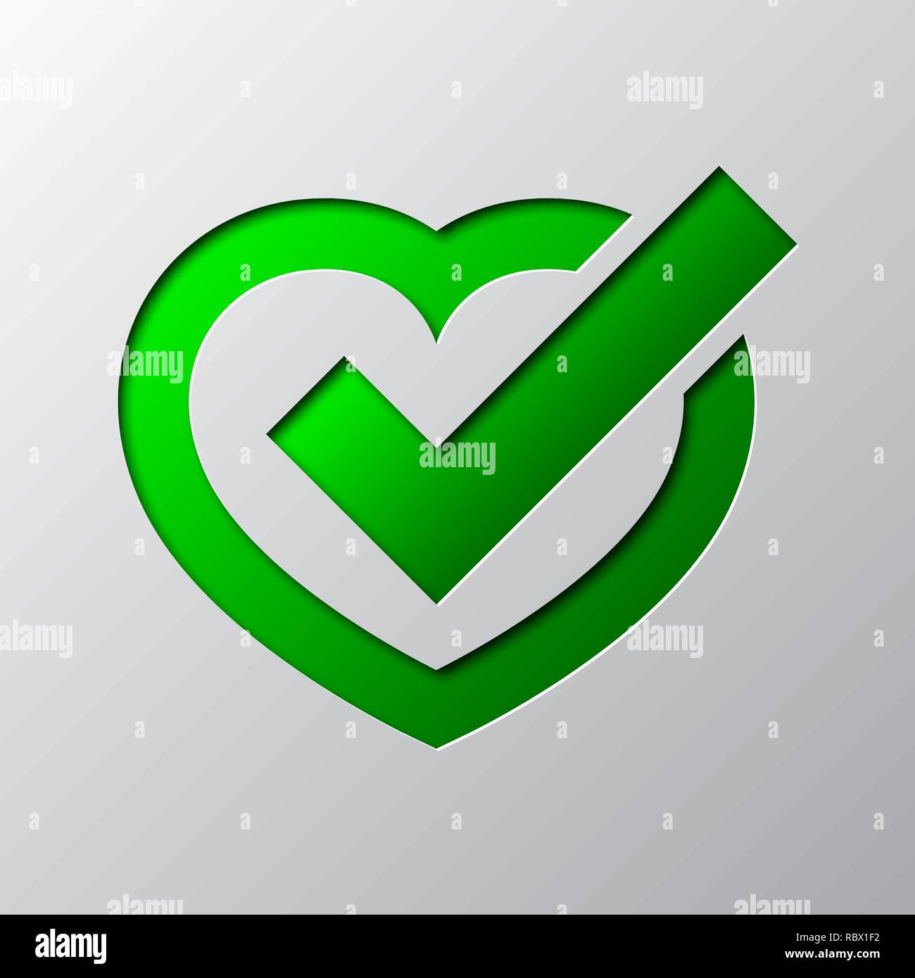 Green check mark hi-res stock photography and images - Alamy