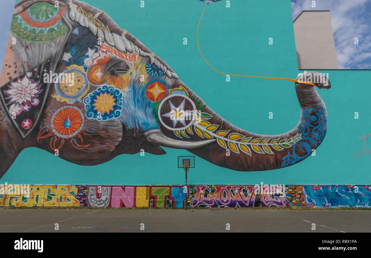 Berlin, Germany - street art and paintings are one of the most ...