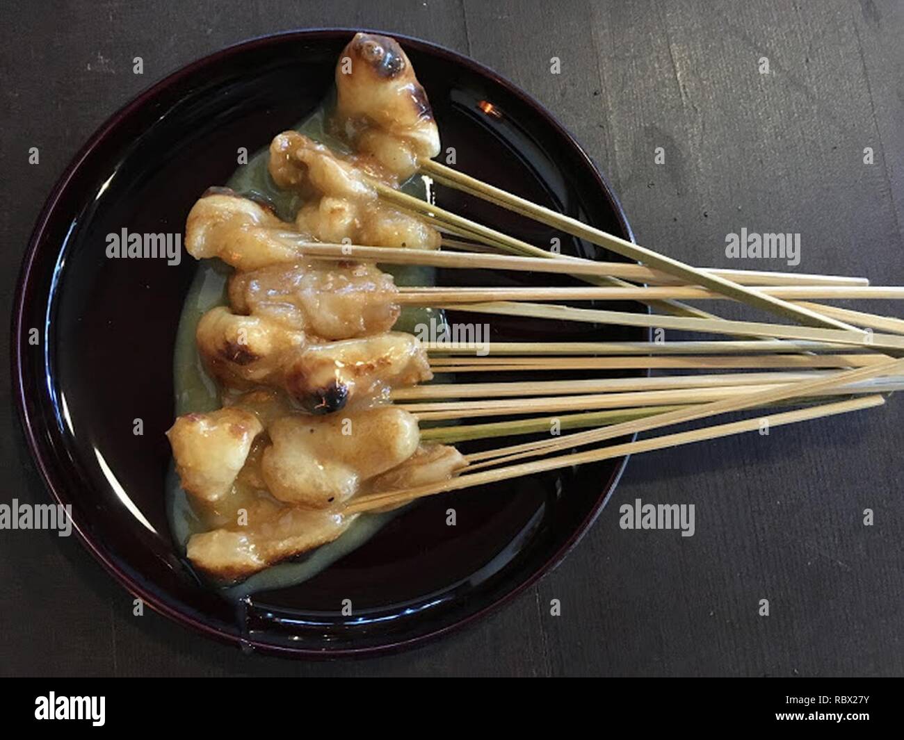Aburi-mochi in Kazariya Stock Photo - Alamy