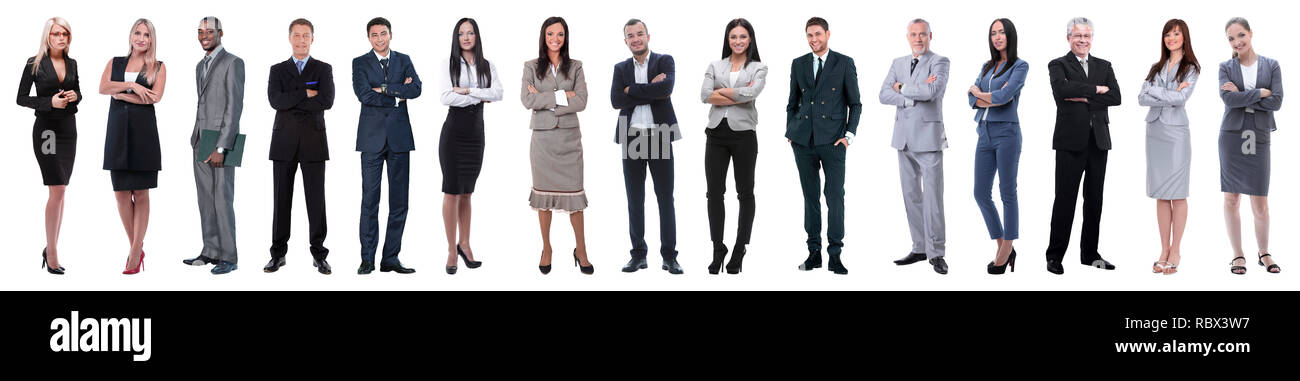 Young attractive business people - the elite business team Stock Photo ...