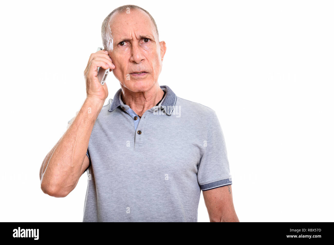 Angry Old Person On Phone