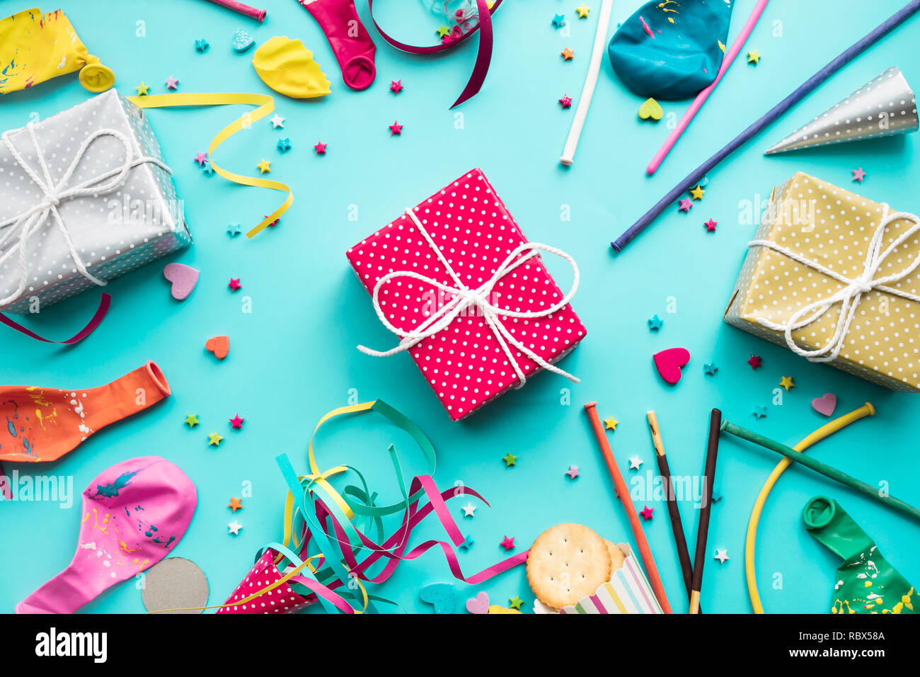 Celebration,party backgrounds concepts ideas with colorful element,gift ...