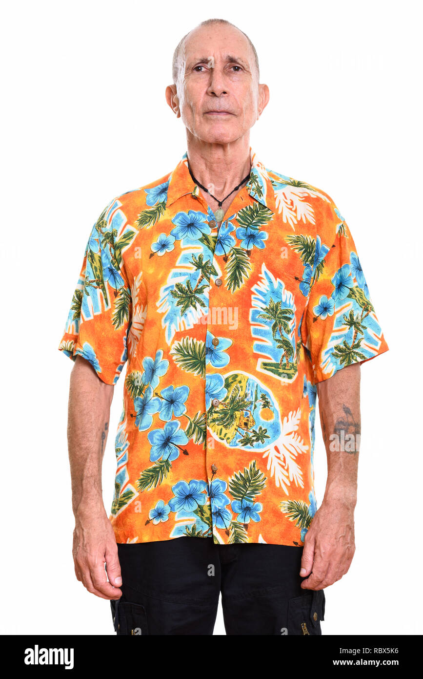 Elderly hawaiian man hi-res stock photography and images - Alamy