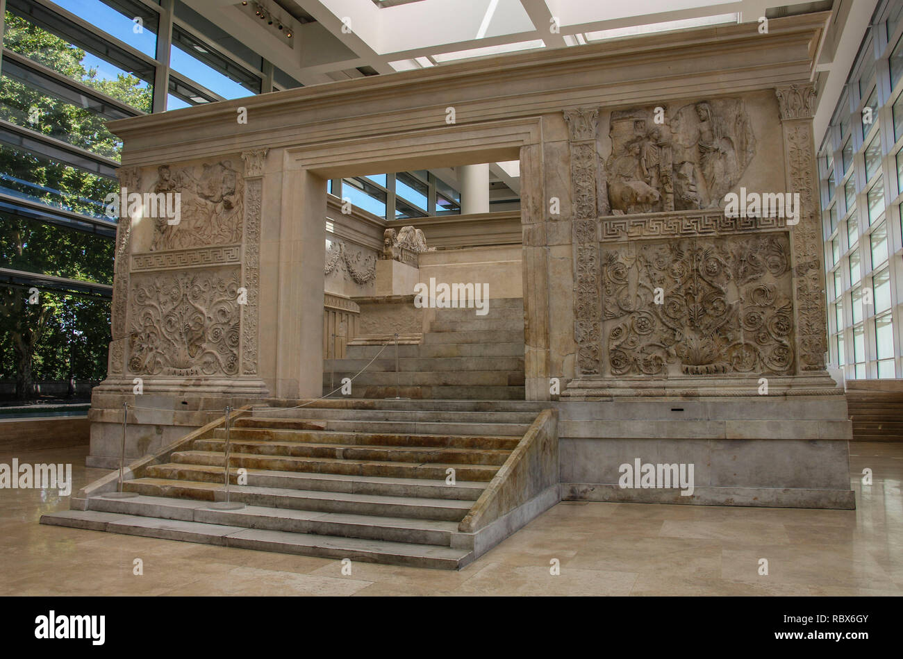 Altar of augustus peace hi-res stock photography and images - Alamy