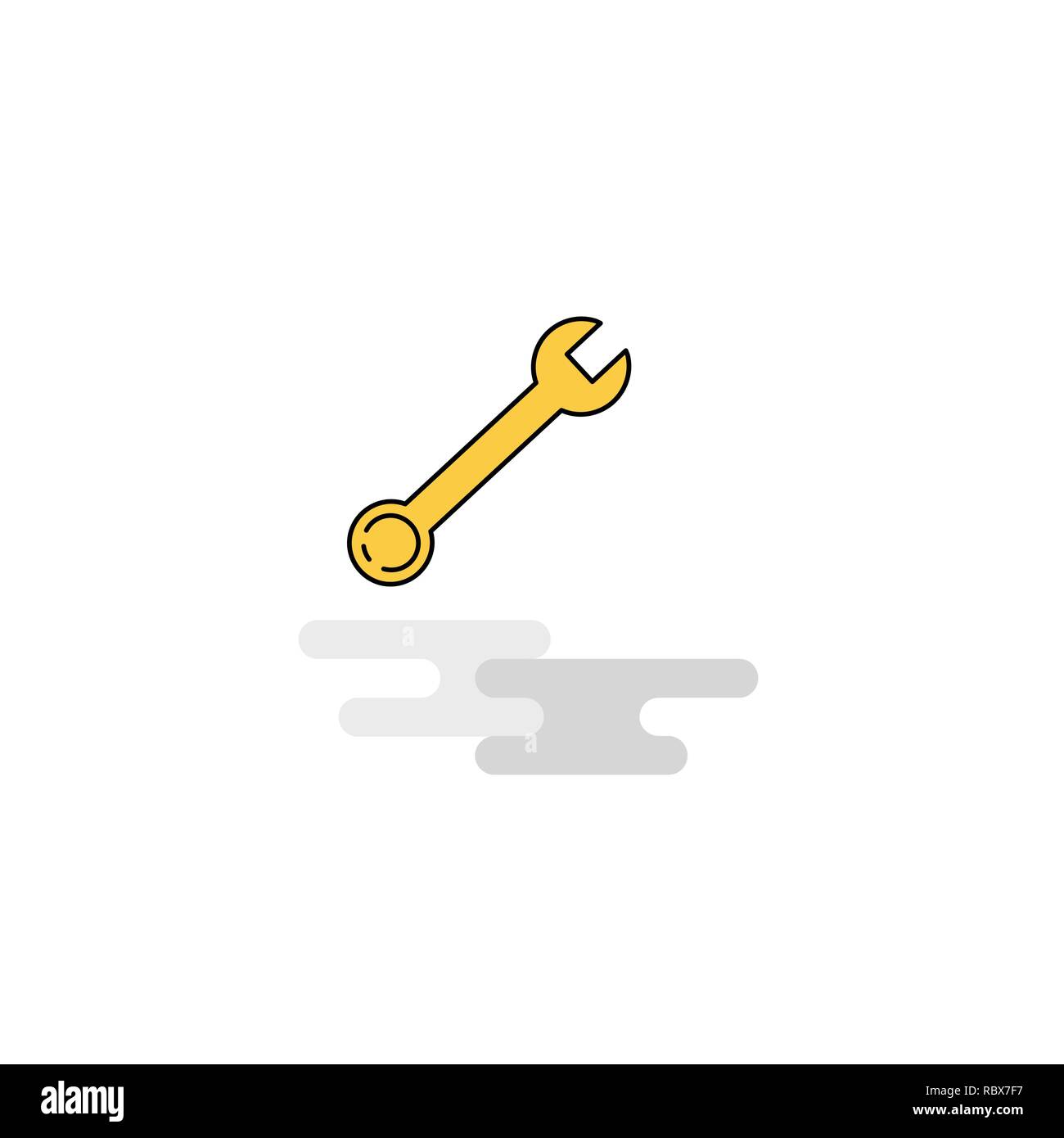 Flat Wrench Icon. Vector Stock Vector Image & Art - Alamy Flat Wrench Icon. Vector Stock Vector Image & Art - Alamy