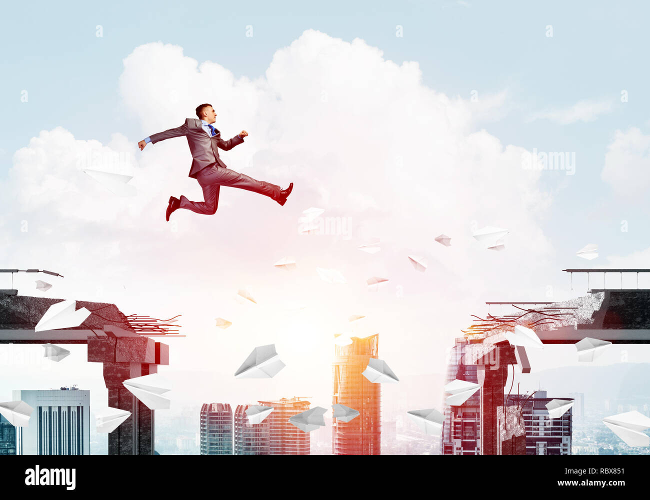 Problem and difficulties overcoming concept Stock Photo - Alamy