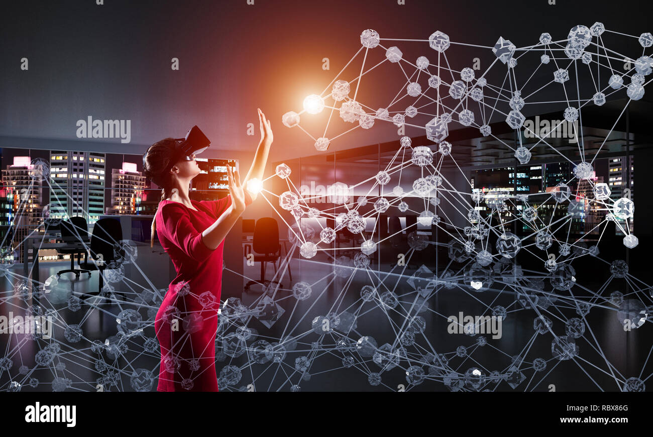 Using modern technologies Stock Photo - Alamy