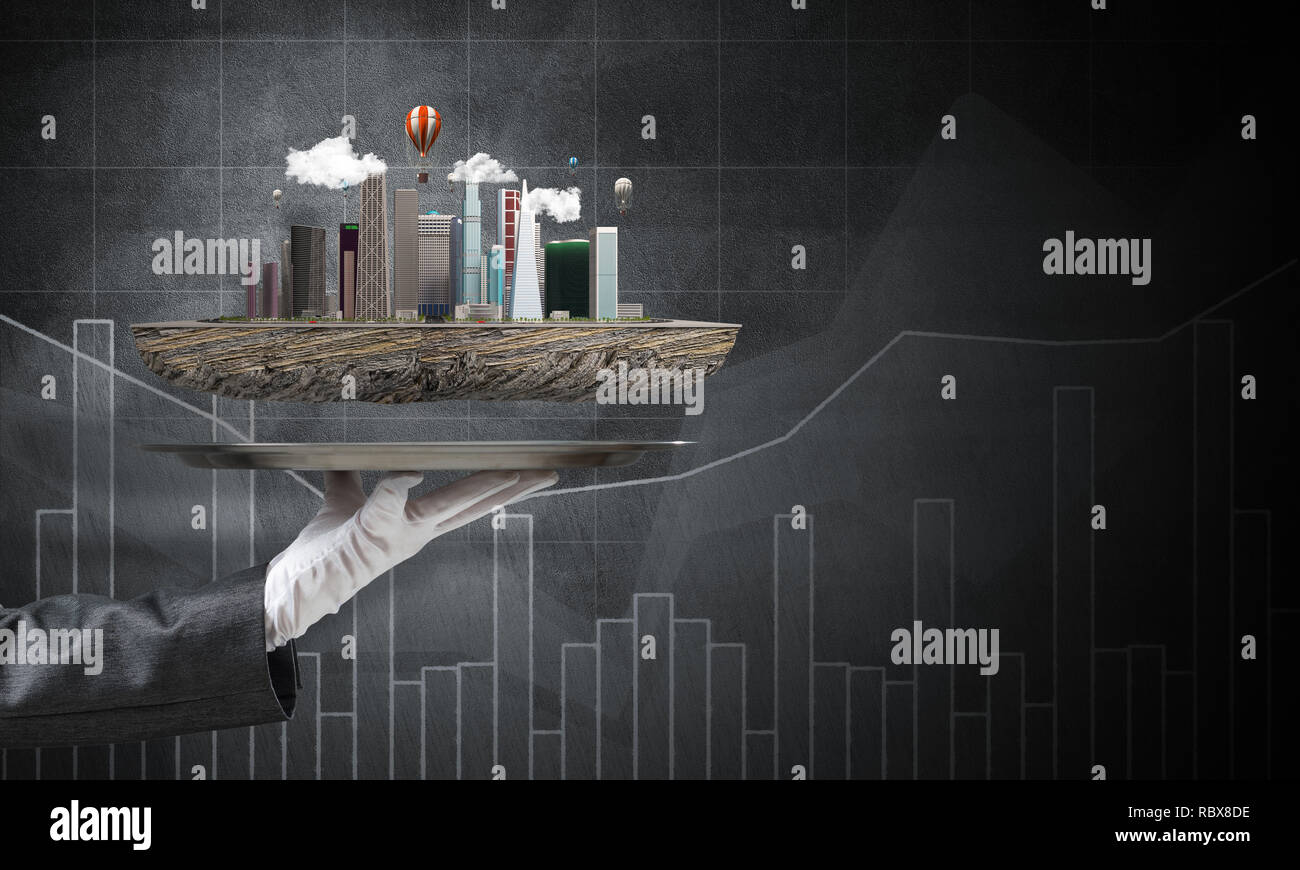 Concept of modern urban development Stock Photo - Alamy