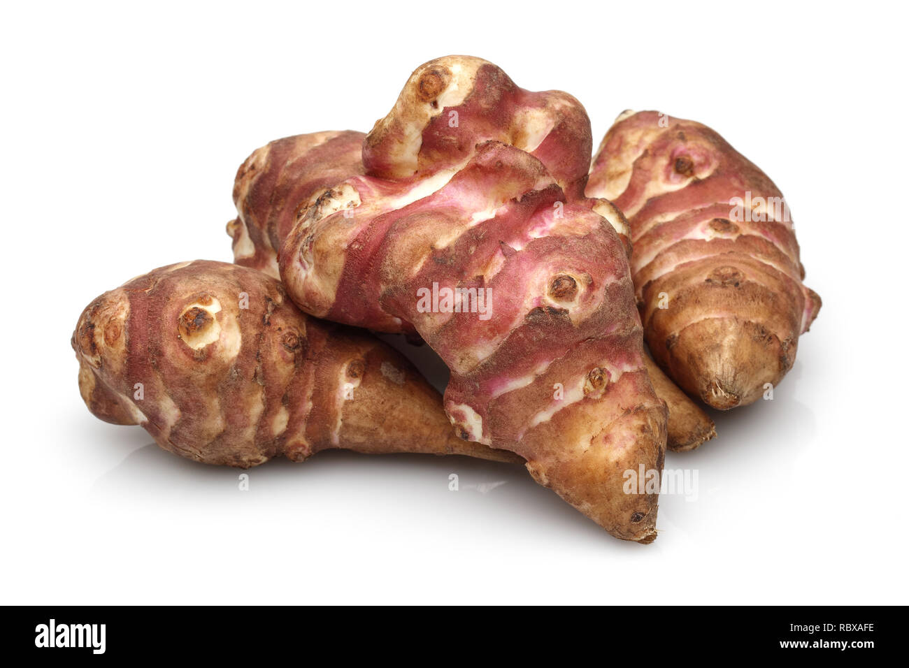 Jerusalem artichoke or sweet potato isolated on white background Stock ...