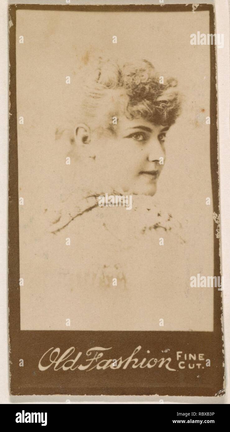 710066 Actress looking over shoulder, from the Actresses series (N664 ...