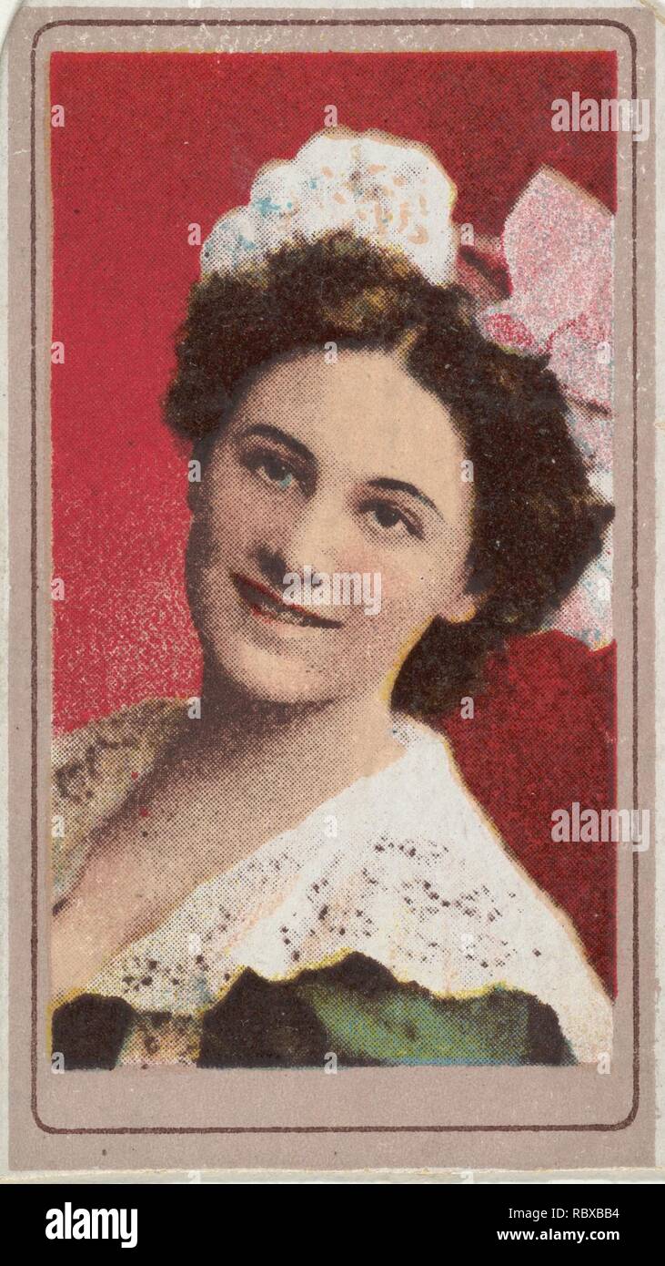 638577 Actress wearing wide lace collar, from the Actresses series ...