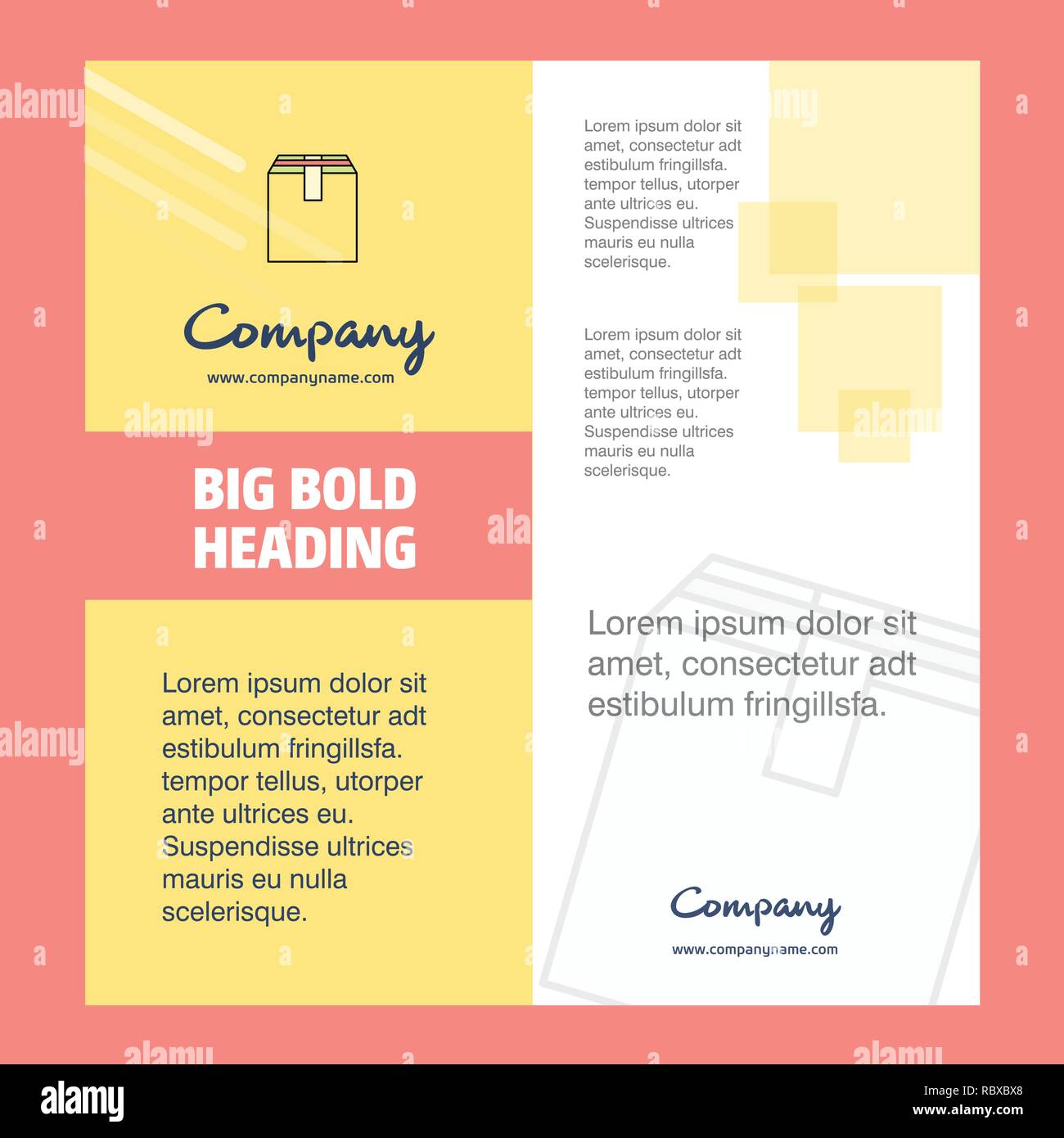 Database Company Brochure Title Page Design. Company profile, annual ...