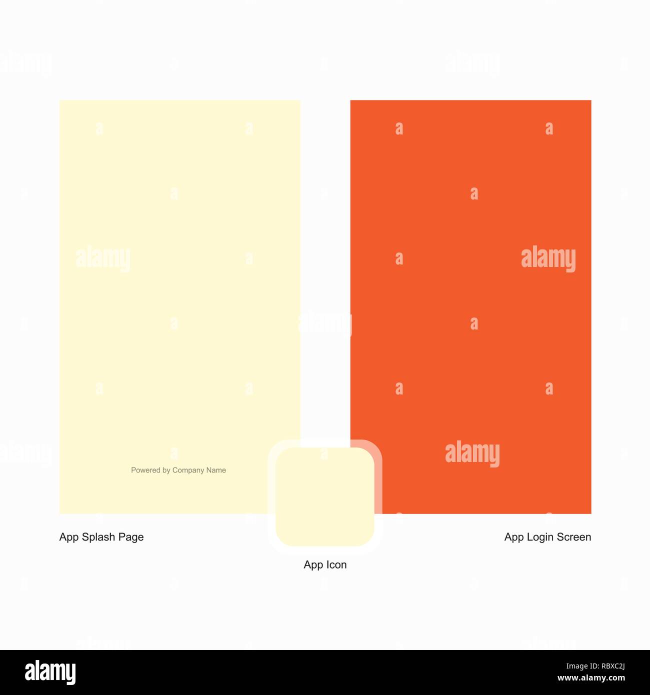 Company Heart beat Splash Screen and Login Page design with Logo ...