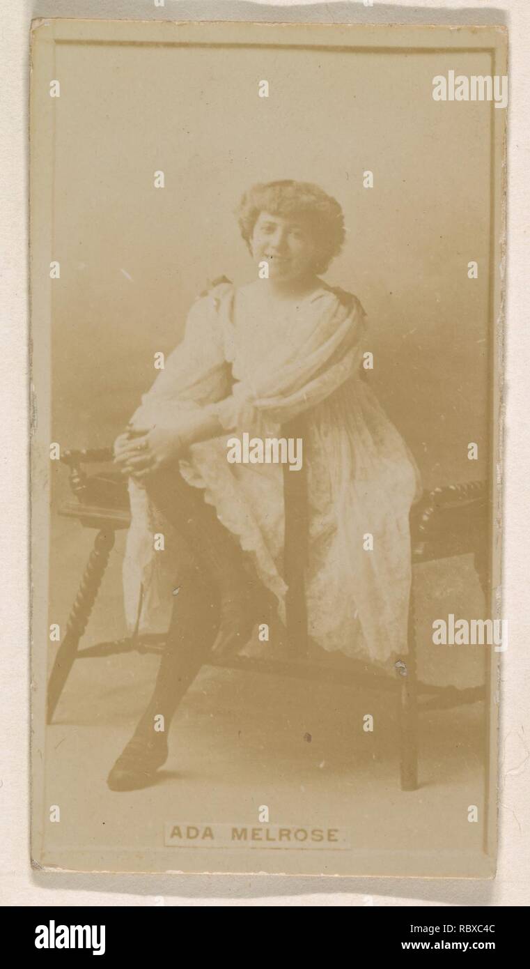 655528 Ada Melrose, from the Actresses series (N245) issued by Kinney ...