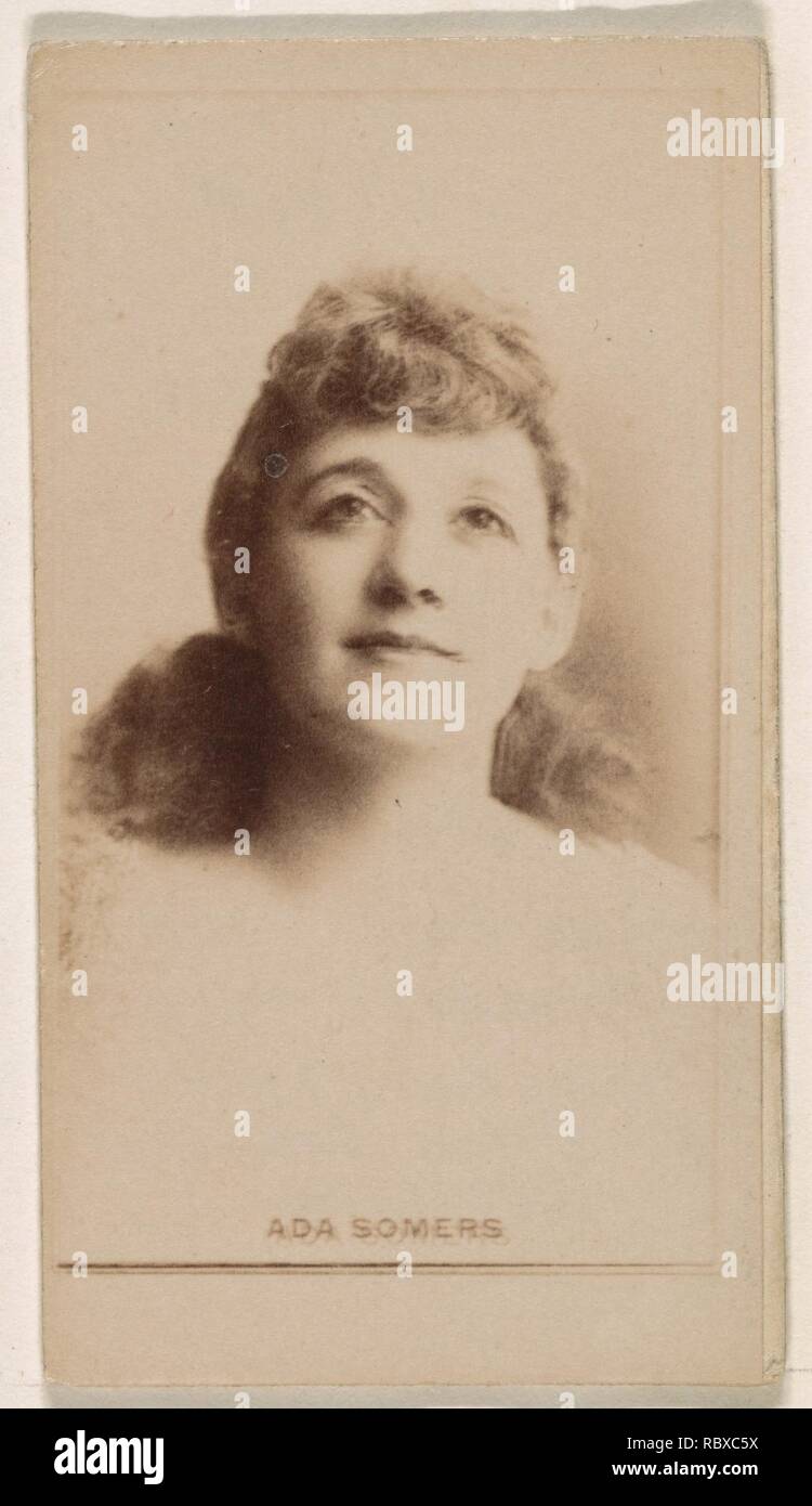 657194 Ada Somers, from the Actresses series (N245) issued by Kinney ...