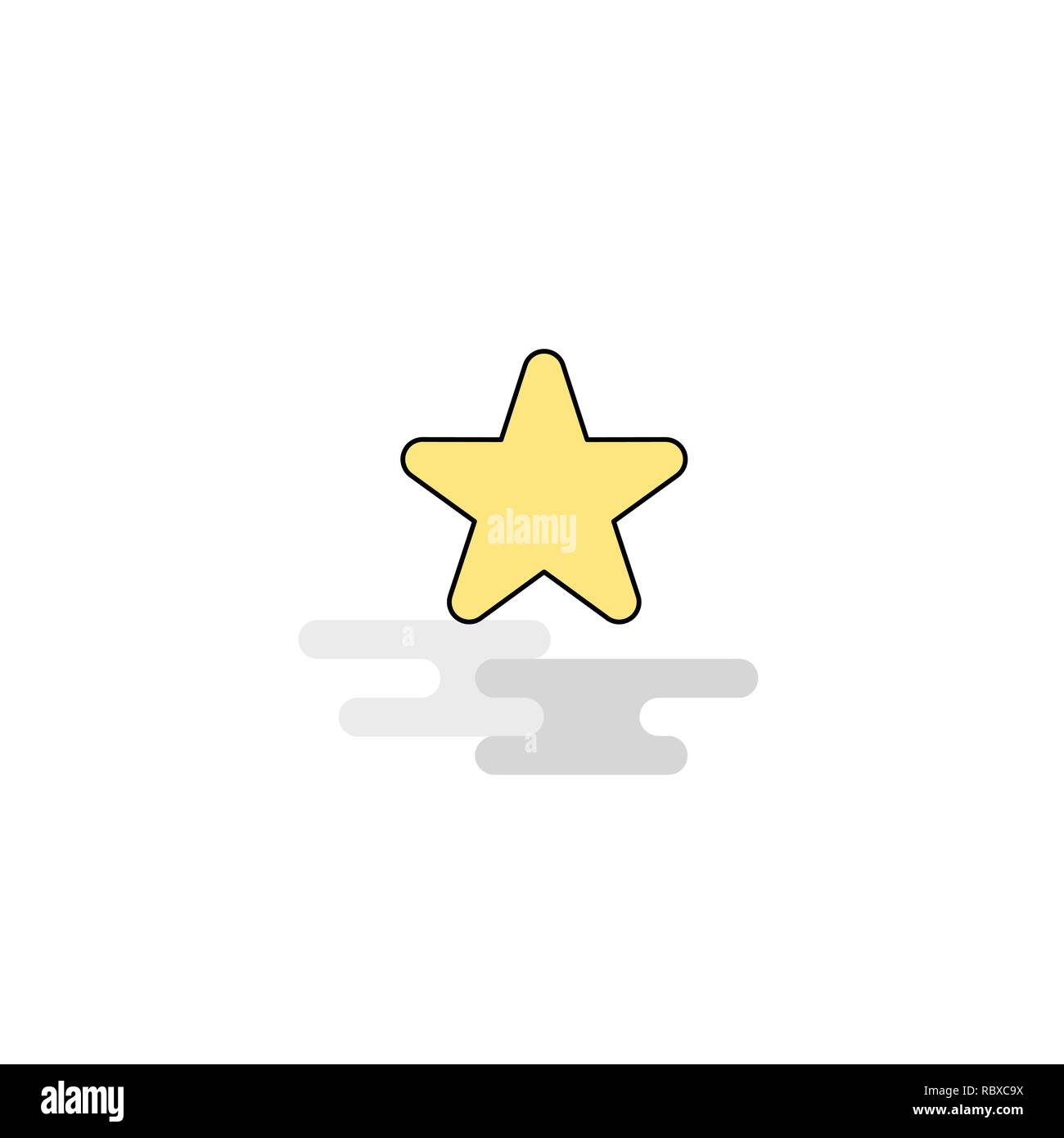Flat Star Icon. Vector Stock Vector Image & Art - Alamy