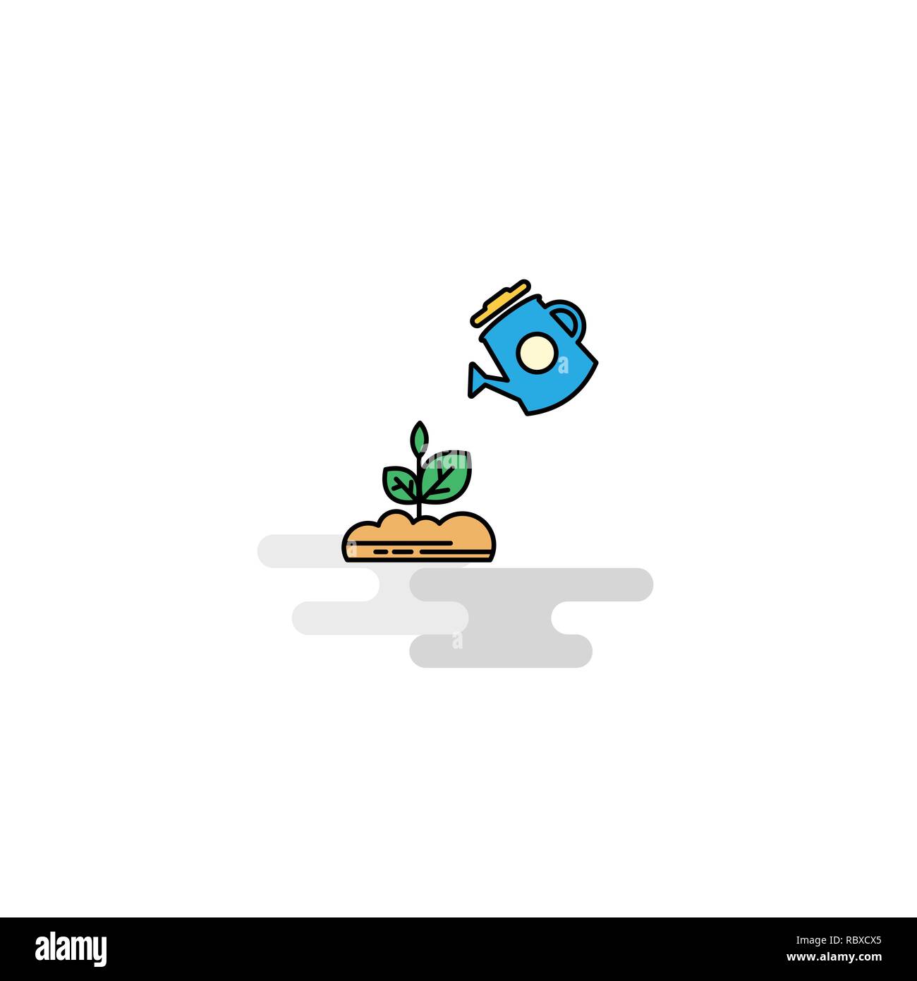 Showering plants Stock Vector Images - Alamy