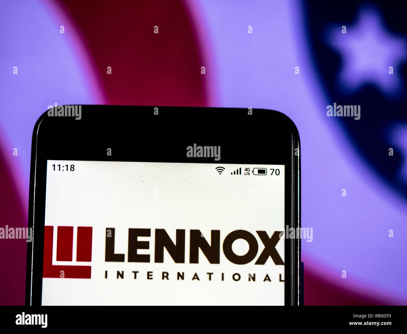 Lennox international logo hi-res stock photography and images - Alamy