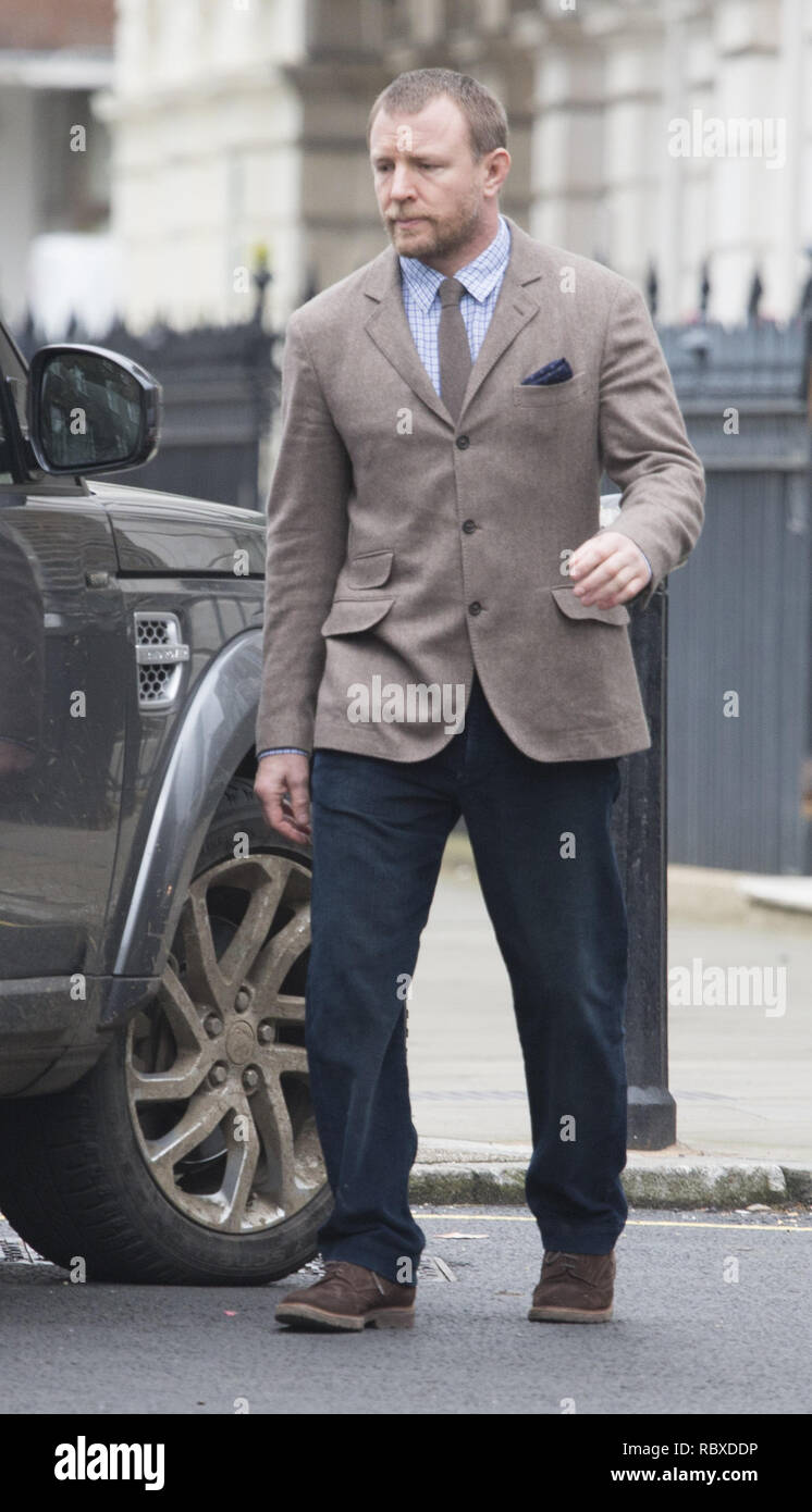 Guy Ritchie leaving his London home ahead of going to the high Court in ...